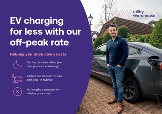EV tariff flyers – Utility Warehouse Partner Store
