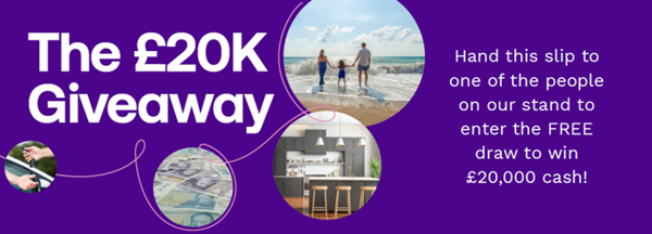 The £20K Giveaway slips (1,000) – Utility Warehouse Partner Store